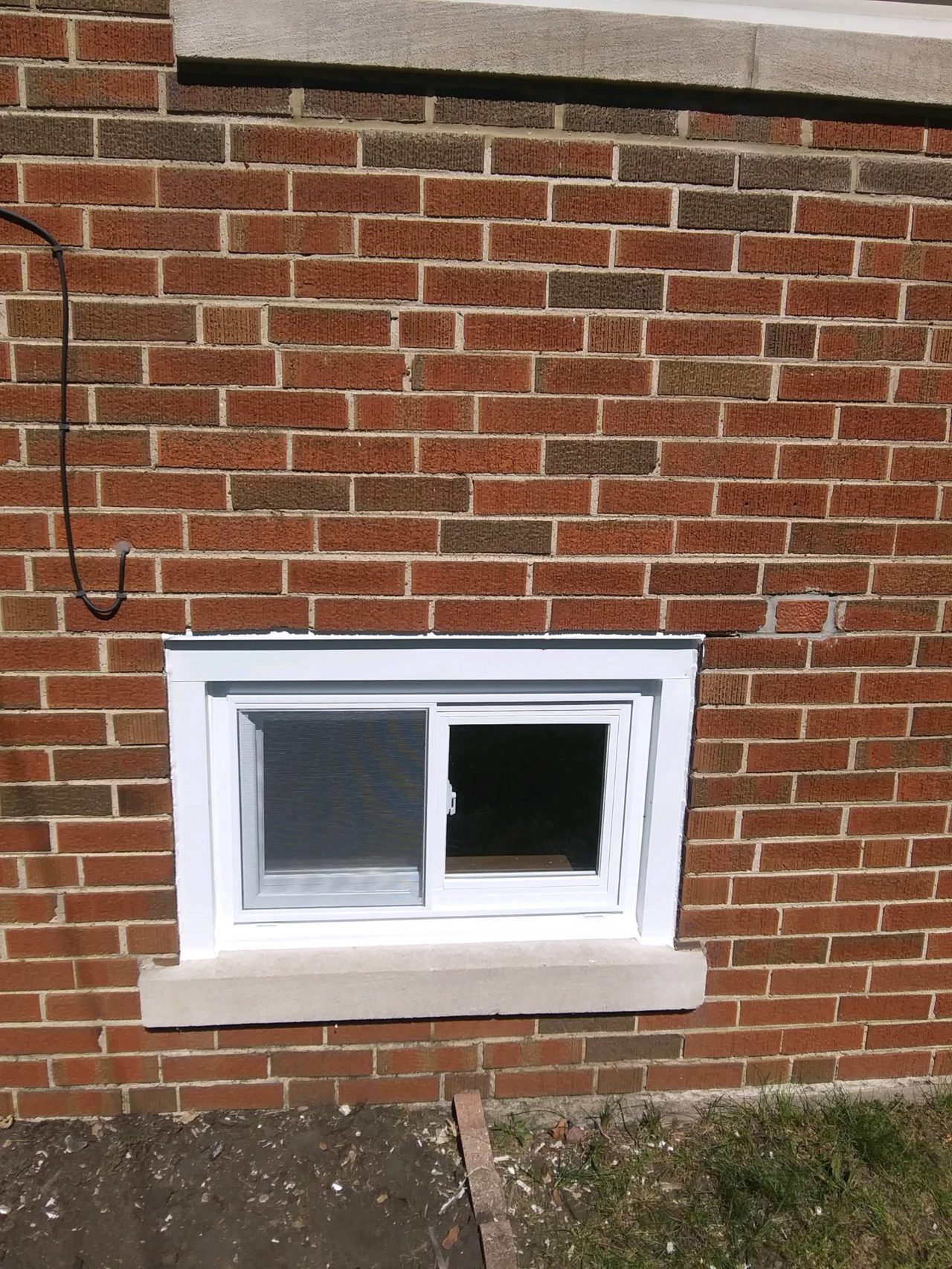 Basement Vinyl Slider Window Defender Steel Door & Window Company Chicago