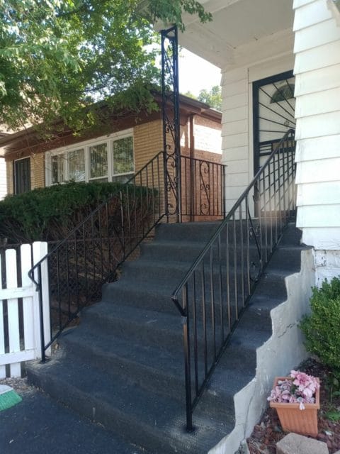 Wrought Iron Fencing Railings Window Guards and AC Unit Cover Defender ...