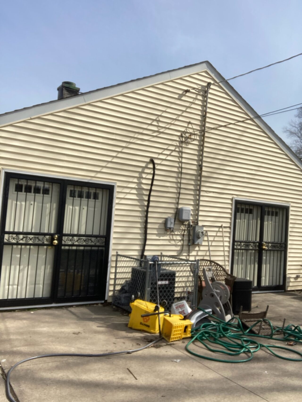 Double Steel Entry and Security Storm Doors