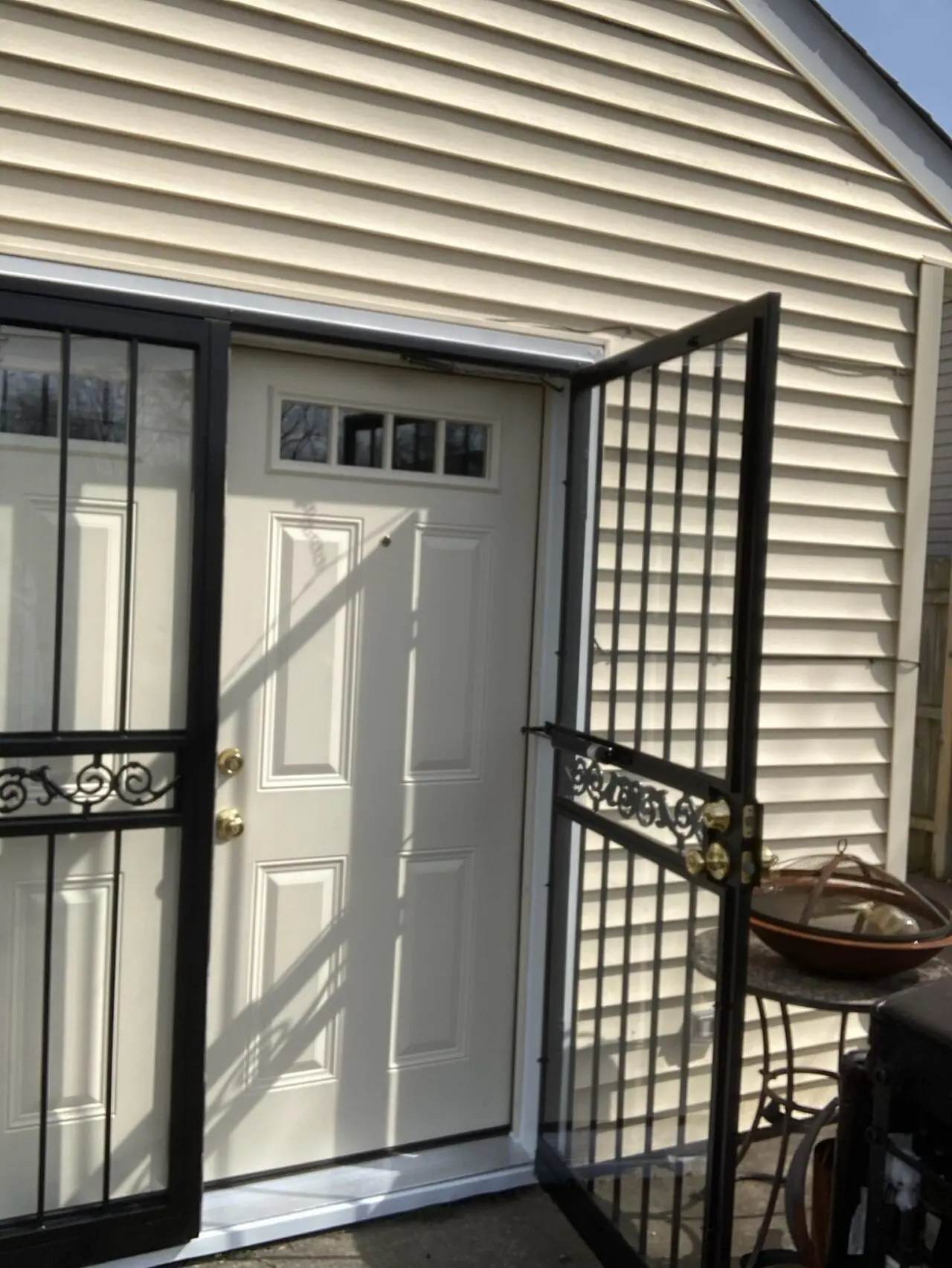 Double Steel Entry and Security Storm Doors