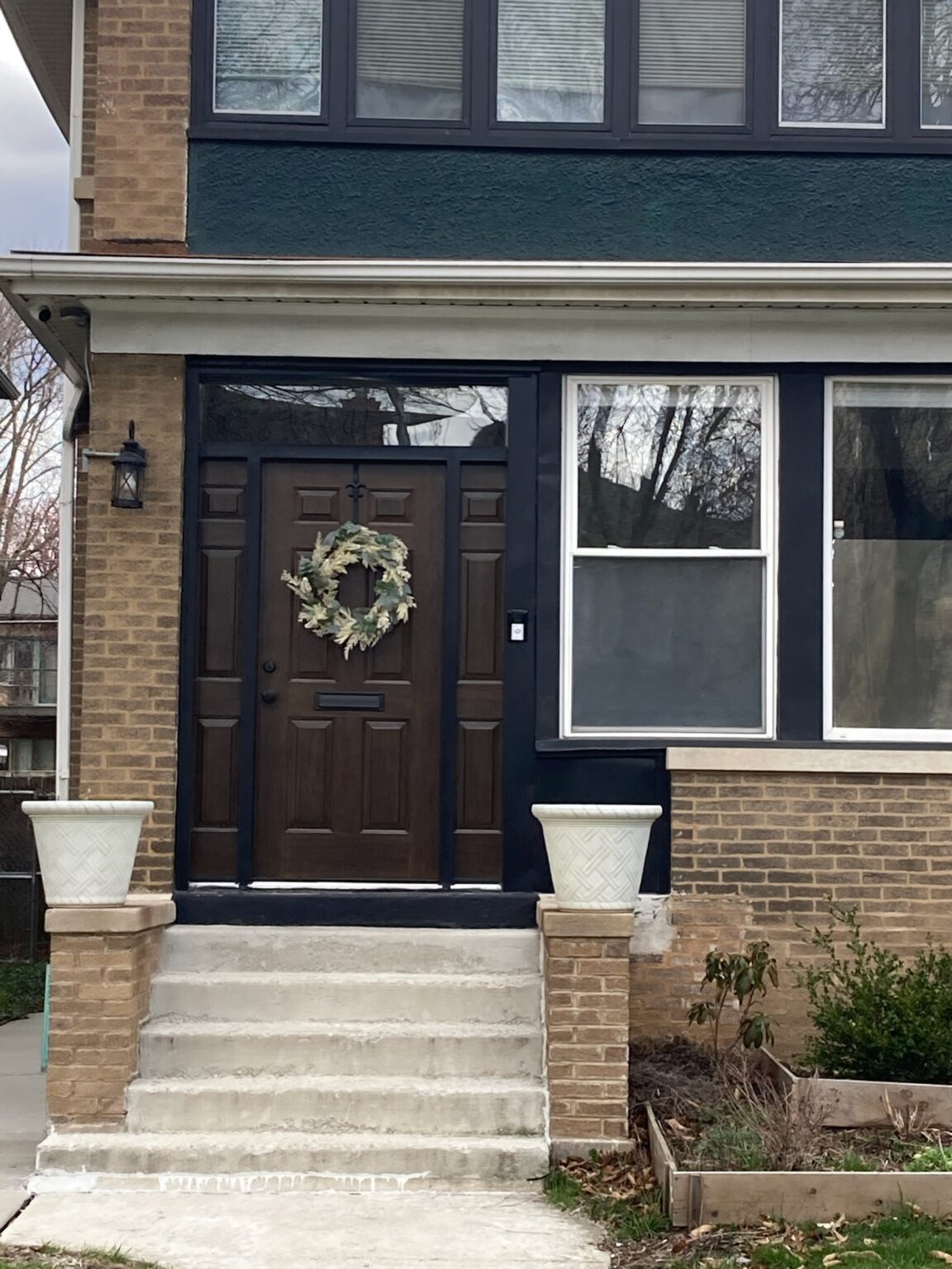 Round-Top Full-View Storm Door in Black | Defender Door